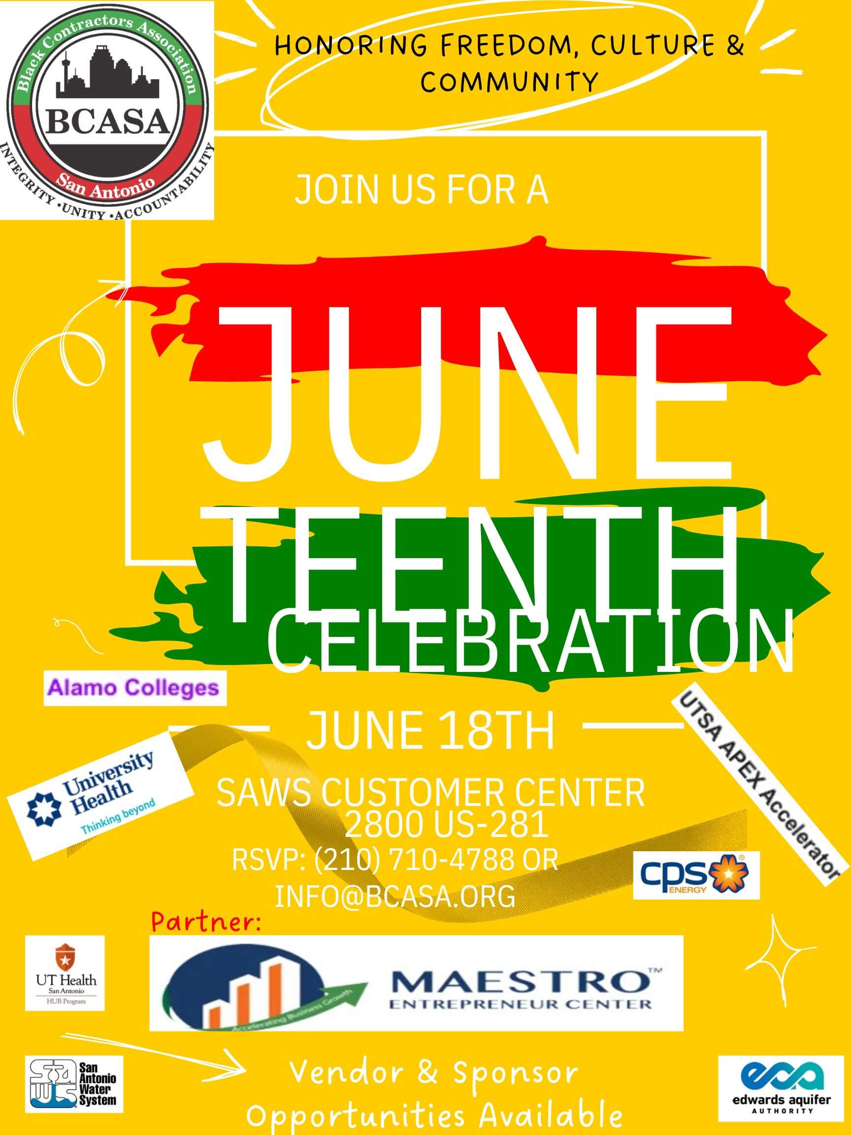 Juneteenth Event - Black Contractors Association of San Antonio
