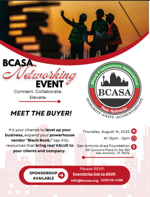 BCASA Networking Event - Black Contractors Association of San Antonio